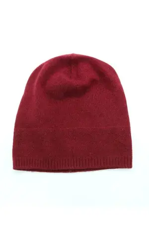 Portolano Cashmere Slouchy Hat Rum