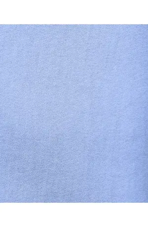 LANDS' END Long Sleeve Classic Fit Sail Rigger Oxford Shirt - Blue