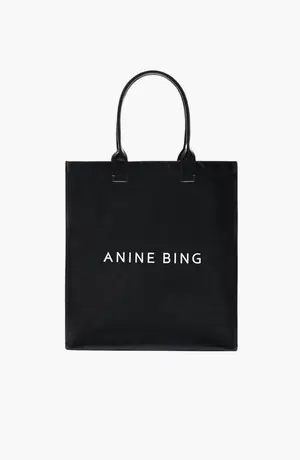 ANINE BING Leonie Coated Canvas Tote