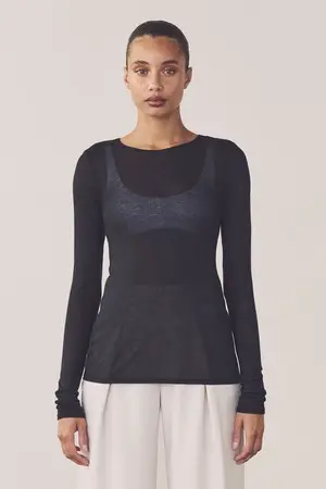 ARTEMIS DICIERO Dasha Longsleeve - Black
