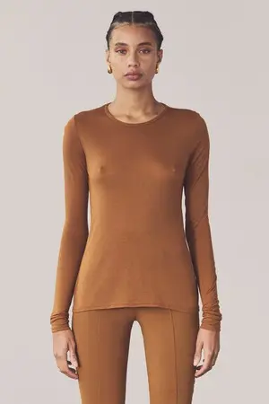 ARTEMIS DICIERO Dasha Longsleeve - Caramel