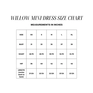 UNTAMED PETALS Willow Mini Dress