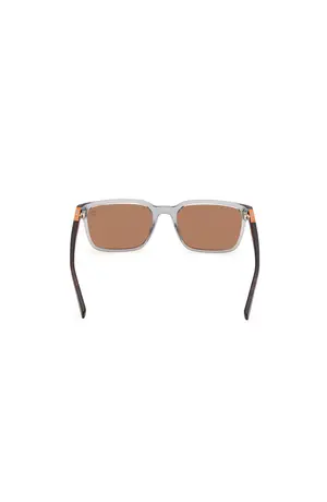 Timberland Classic Rectangular Polarized Sunglasses - Grey/brown