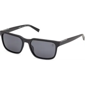 Timberland Classic Rectangular Polarized Sunglasses - Matte Black/smoke