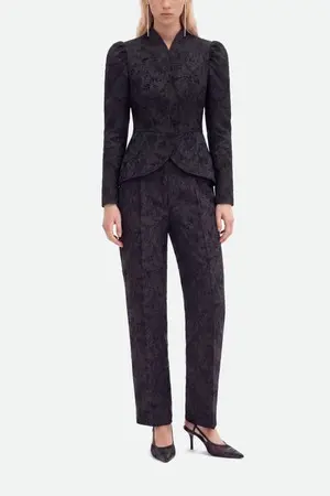 NOCTURNE Balloon Sleeve Wrap Jacket