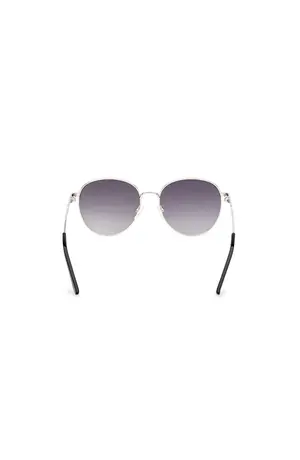 HARLEY-DAVIDSON Round Metal Sunglasses - Silver/gradient Smoke
