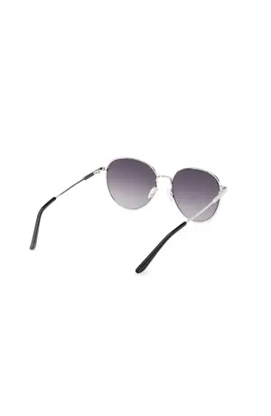 HARLEY-DAVIDSON Round Metal Sunglasses - Silver/gradient Smoke