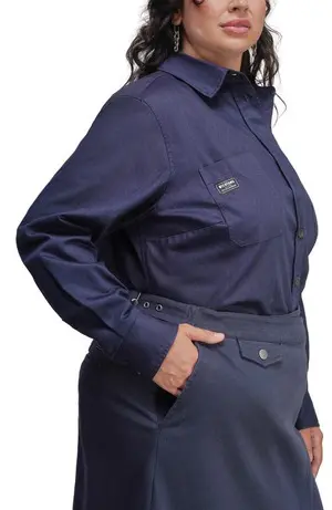 WILDFANG Essential Long Sleevde Button Up
