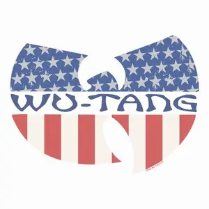 WU-TANG CLAN American Flag Group Logo Short Sleeve Ringer T-shirt