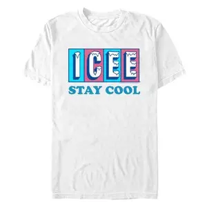 ICEE Stay Cool Logo Short Sleeve Graphic T-shirt - White