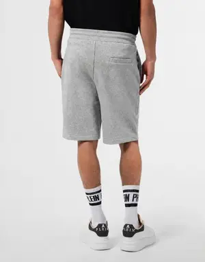 Philipp Plein Fleece Shorts Greatness - Grey
