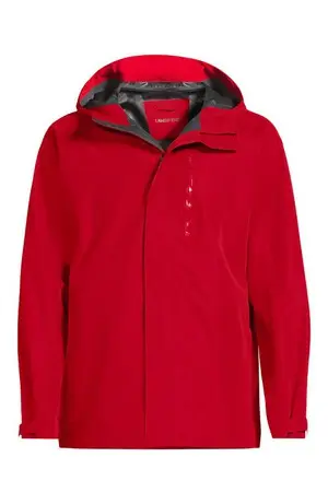 LANDS' END Squall Waterproof Packable Shell Rain Jacket