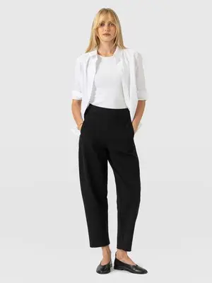 SAINT + SOFIA Barrel Leg Jersey Pant