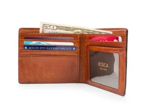 Bosca Dolce Executive Id Wallet - Amber