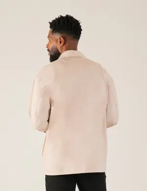 GLYDER Fairway Button Down - Oatmilk