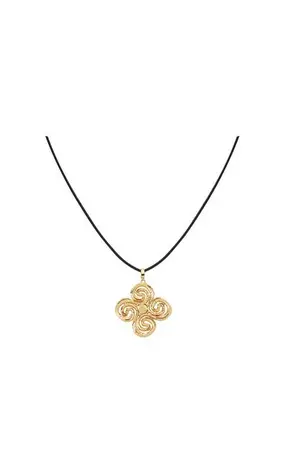 RETRO CHIC Eternal Spiral Pendant Necklace