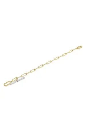 ALLSAINTS Mixed Metal Bar Link Bracelet