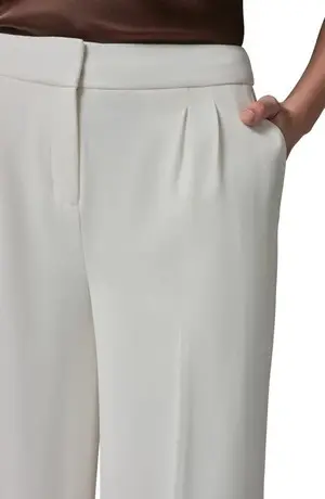 Donna Karan New York High Waist Wide Leg Pants