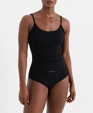 PACT Everyday Shelf Bra Camisole Made With Organic Cotton - Black