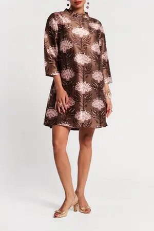 FRANCES VALENTINE Diplomat Mini Dress Heirloom Floral