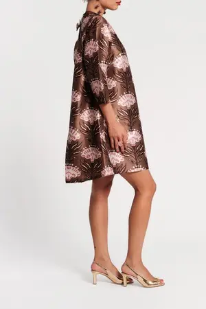 FRANCES VALENTINE Diplomat Mini Dress Heirloom Floral