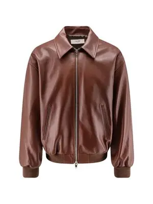 Celine Leather Jacket - Multicolor