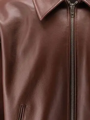 Celine Leather Jacket - Multicolor