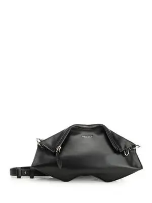 Alexander McQueen Manta Clutch - Black