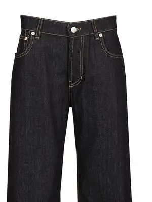 Alexander McQueen Wide Leg Jeans