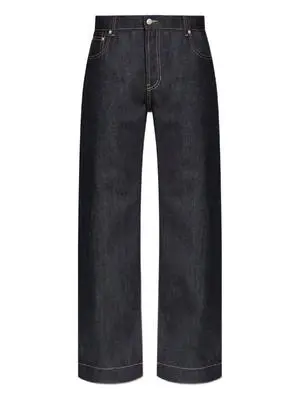 Alexander McQueen Wide Leg Jeans
