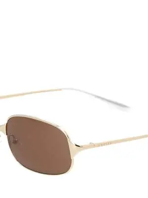 Alexander McQueen Sunglasses - Gold