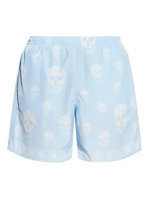 Alexander McQueen Swim Shorts With Skull Motif