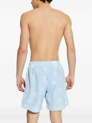 Alexander McQueen Swim Shorts With Skull Motif