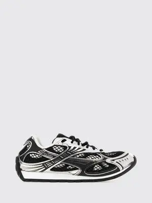 Bottega Veneta Orbit Technical Mesh Sneakers In A Bicolor Design - Black