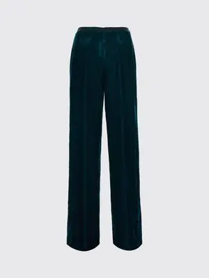 FORTE_FORTE Wide-leg Corduroy Velvet Trousers With Concealed Fastening