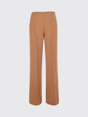 FORTE_FORTE High-waisted Palazzo Trousers In Viscose Blend With Pleats