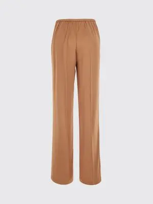 FORTE_FORTE High-waisted Palazzo Trousers In Viscose Blend With Pleats