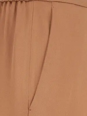 FORTE_FORTE High-waisted Palazzo Trousers In Viscose Blend With Pleats
