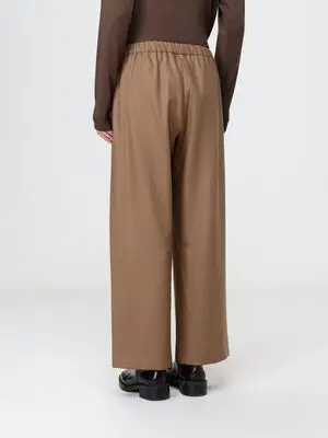 Max Mara Wide-leg Pure Wool Trousers With Drawstring Waist