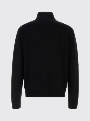 Givenchy Zip-up Turtleneck Cardigan In A Wool And Cashmere Blend