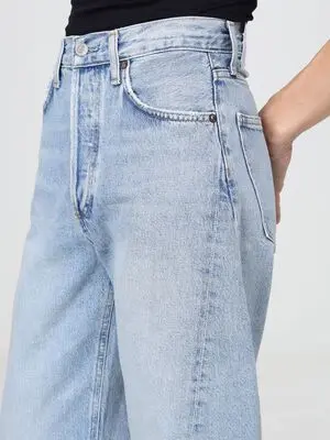 AGOLDE High-waisted Baggy Jeans In Regenerative Cotton With Five Pockets - Denim