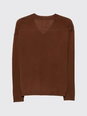 SEMICOUTURE Pure Virgin Wool V-neck Jumper With Dropped Shoulders