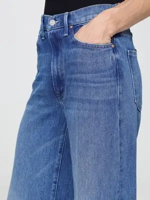 MOTHER The Ditcher Roller High-waisted Wide Leg Jeans - Denim