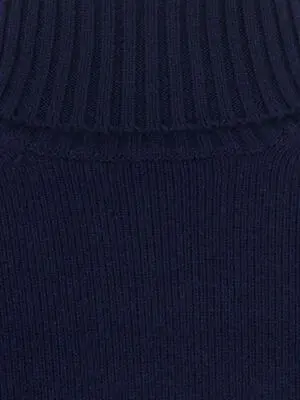 KANGRA Wool And Cashmere Blend Turtleneck Sweater - Blue