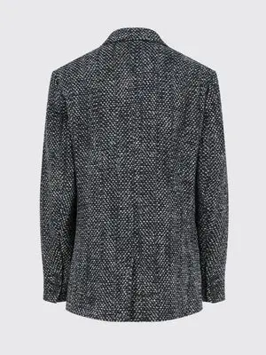 Isabel Marant Étoile Single-breasted Cotton Blazer With Bi Abstract Pattern - Charcoal
