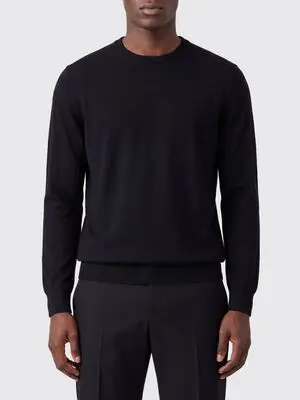 KANGRA Extrafine Merino Wool Long-sleeve Crewneck Jumper - Black