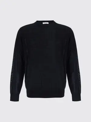 KANGRA Extrafine Merino Wool Long-sleeve Crewneck Jumper - Black