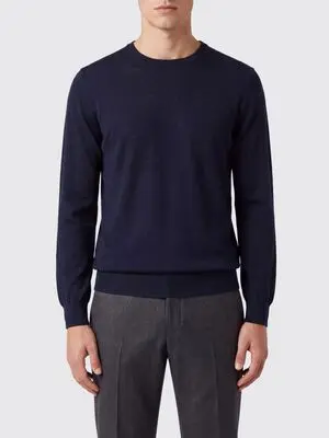 KANGRA Extrafine Merino Wool Long-sleeve Crewneck Jumper - Blue