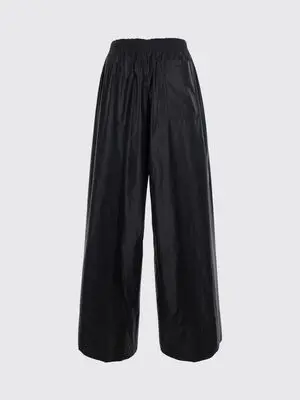 Givenchy High-waisted Wide-leg Cotton Blend Jogging Trousers - Black