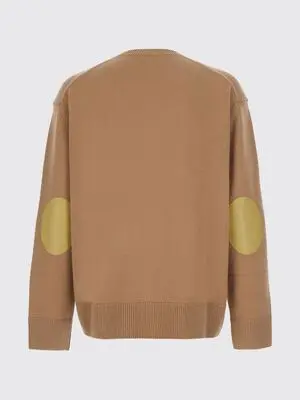 Celine 100% Cashmere Crewneck Jumper With Ribbed Trims